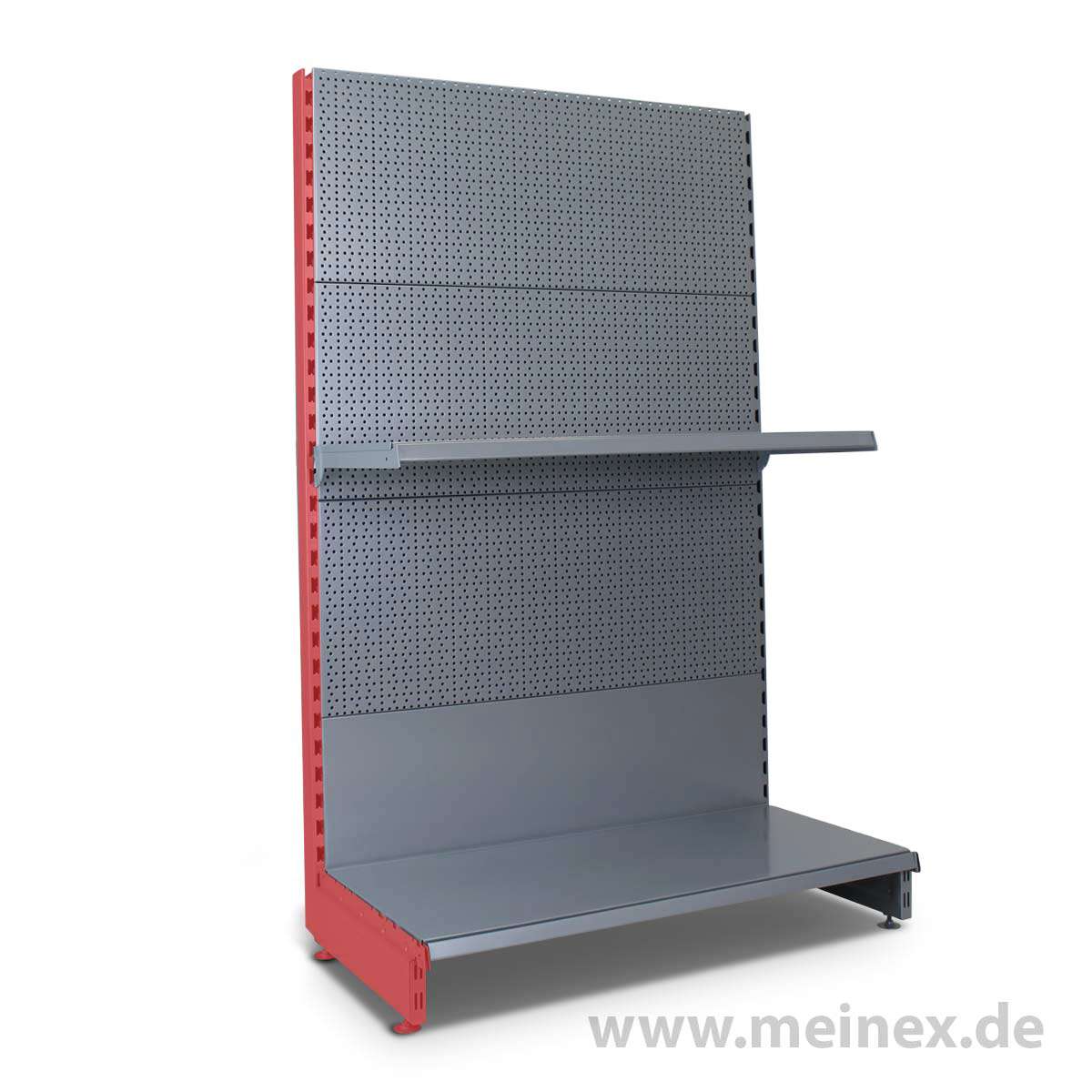Shelf with Perforated Back Panels Tegometall Configurator | Tegometall-Shop