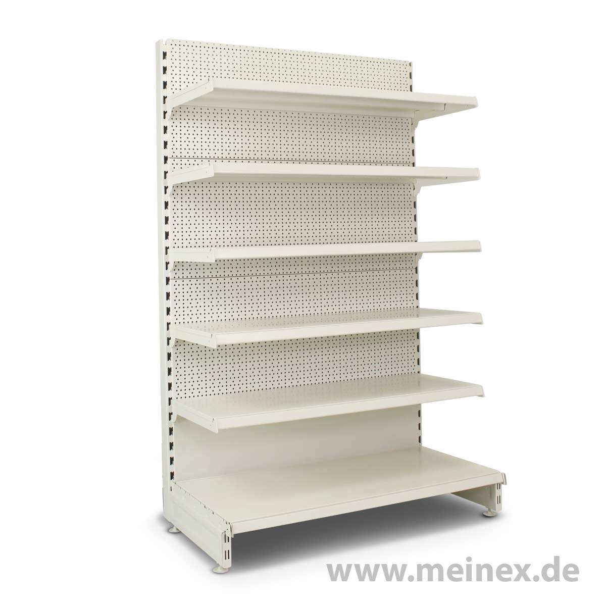 Shelf with Perforated Back Panels Tegometall Configurator | Tegometall-Shop